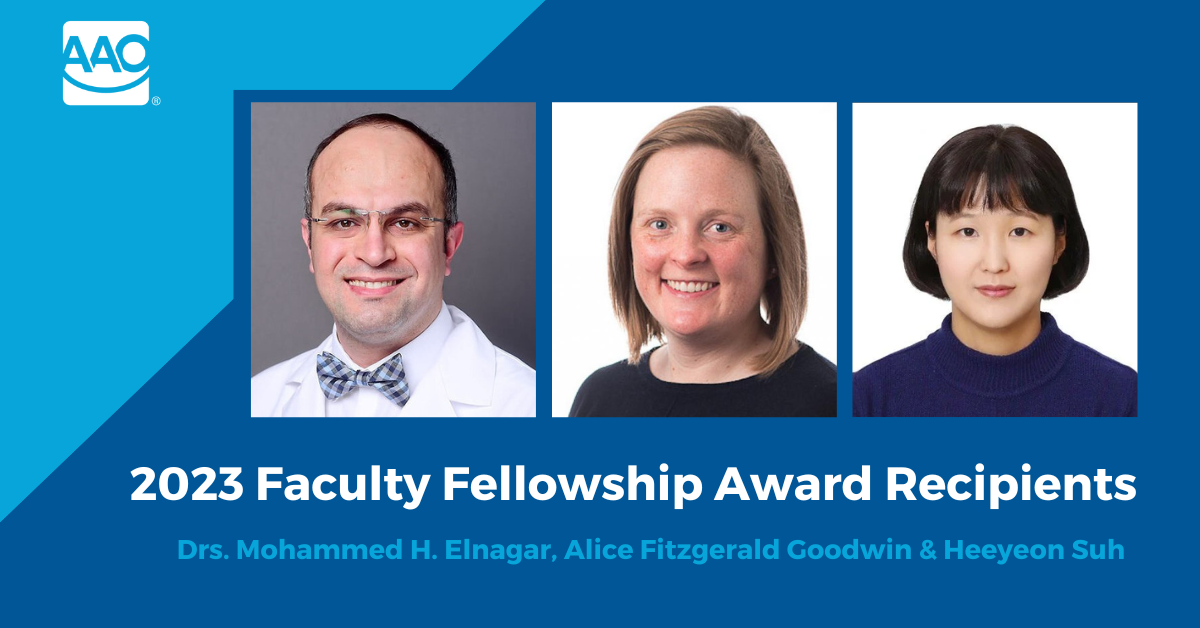 AAO Announces 2023 Faculty Fellowship Award Recipients - AAO