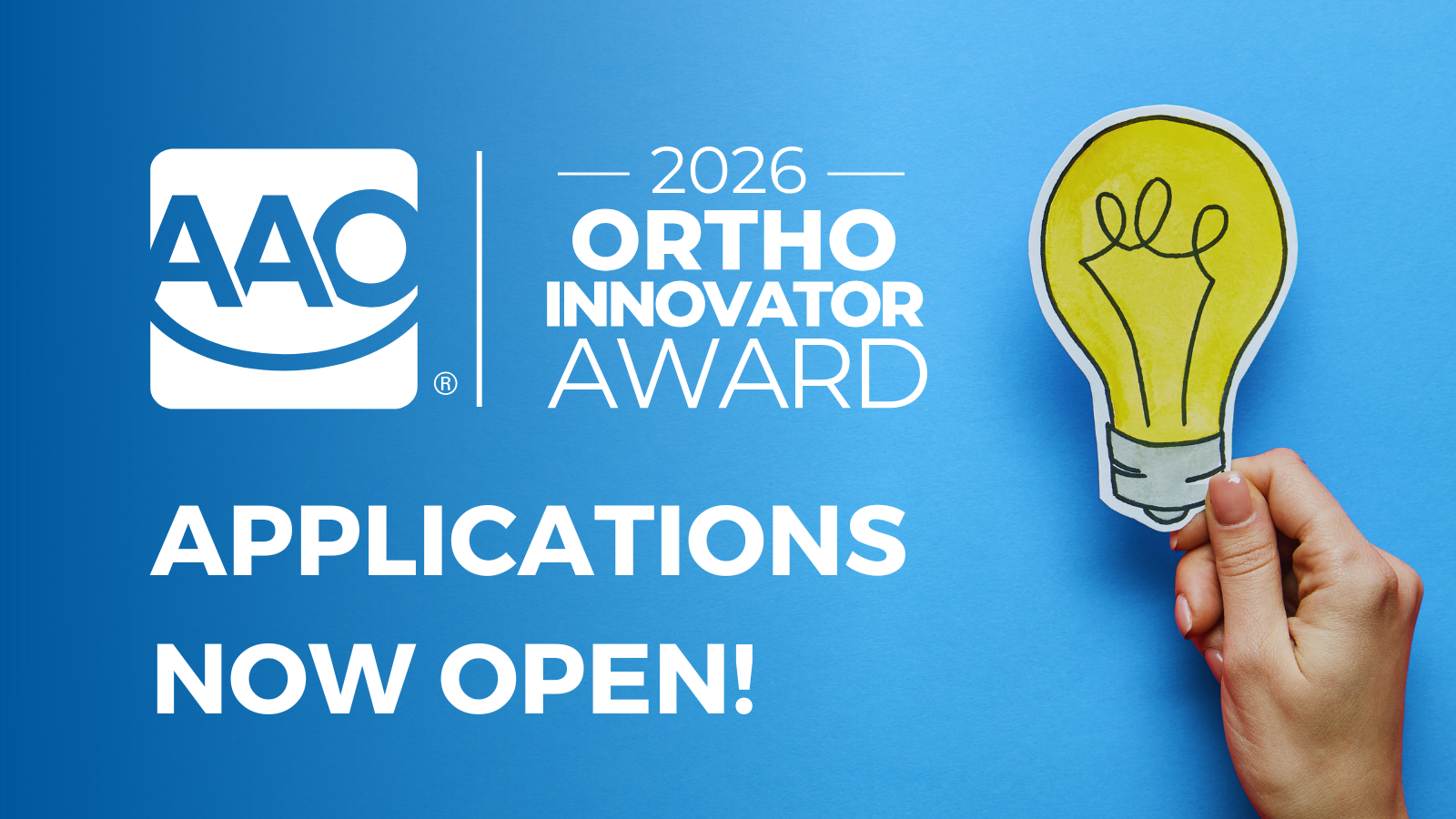 AAO Accepting Entries for 2026 Ortho Innovator Award - AAO